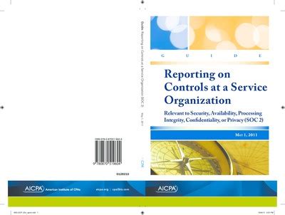 Reporting On Controls At A Service Organization Relevant To Security By American Institute