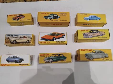 Dinky Toys 143 Model Car 9 Collection Of 9x Re Issue Boxed