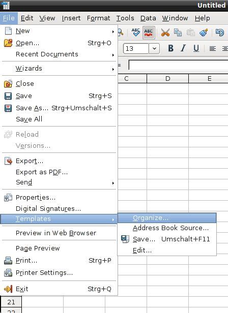 How To Set The Default Font In LibreOffice Calc