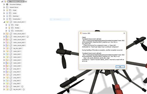 Error While Running Urdf Exporter Issue Syuntoku Fusion Urdf GitHub