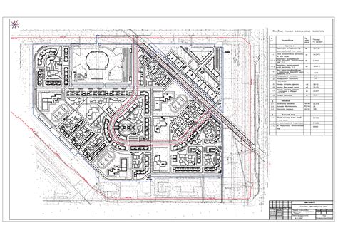 Генеральный план застройки