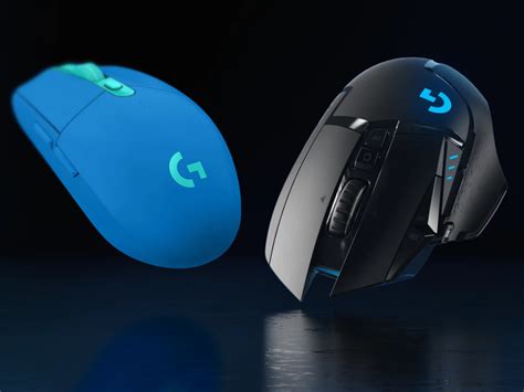 Two Legendary Logitech Lightspeed Wireless Gaming Mice With Hero