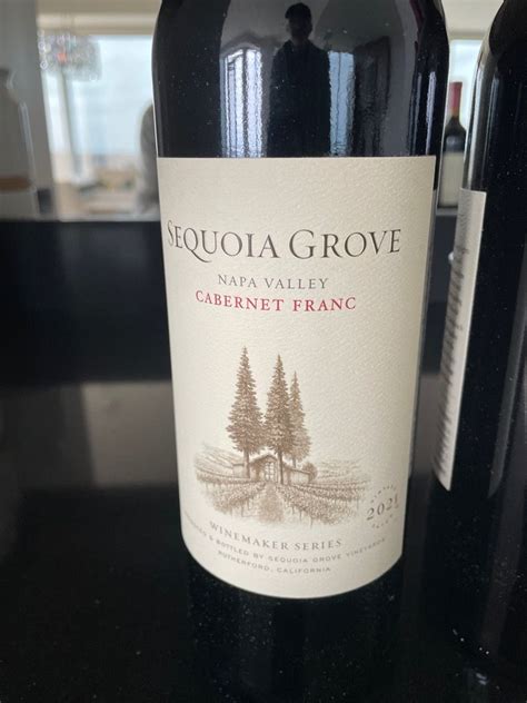 2021 Sequoia Grove Cabernet Franc Winemaker Series Usa California