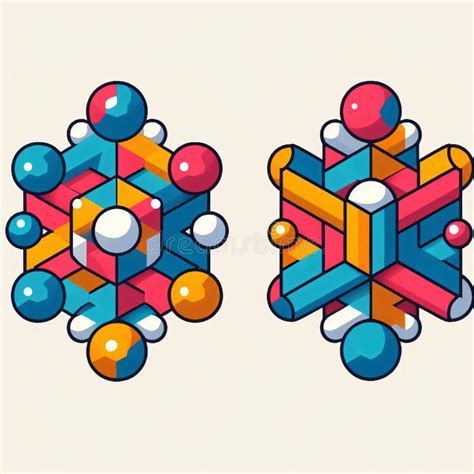 Geometric Sequences Exponential Generative Ai For Illustratio Stock Illustration Illustration