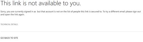 shared onedrive link not working microsoft qanda