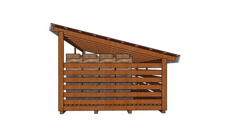 10×20 8 Cord Firewood Shed Plans Pdf Download
