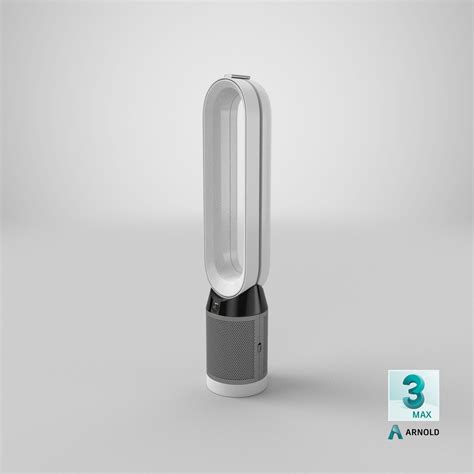 Dyson Pure Cool Tp04 Purifying Fan White 3d Model 39 3ds Blend C4d Fbx Max Ma Lxo Obj