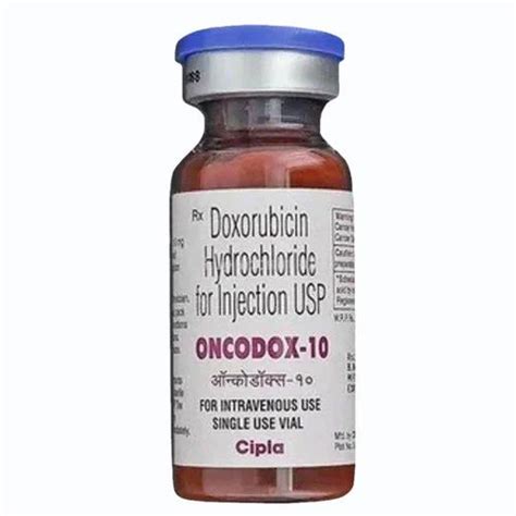Doxorubicin Hydrochloride For Injection 10 Mg At Best Price In Surat
