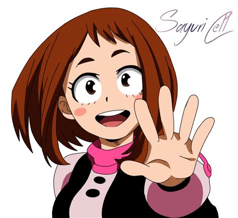 Ochako Uraraka Boku No Hero Academia By Sayuricell On Deviantart