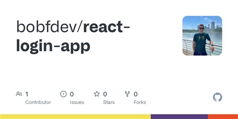 Github Bobfdevreact Login App