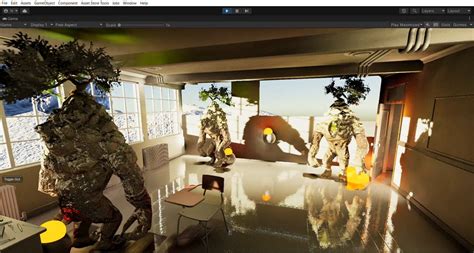 real time voxel based global illumination with mesh lights based on emission power and sky