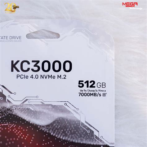 Ổ cứng SSD Kingston 512G KC3000 PCIe 4.0 | mega.com.vn