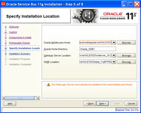 One Size Doesn T Fit All Installing OSB 11 1 1 3 0 On Windows