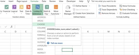 Choose Function Formula Examples How To Use Choose In Excel Wall Street Oasis