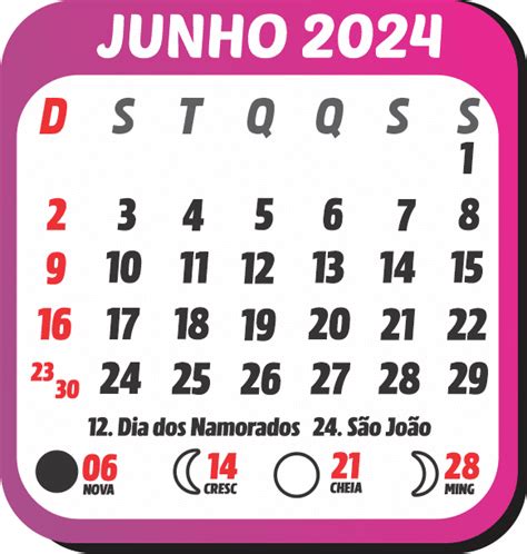 Calendario Junho E Julho Nate K Hytten