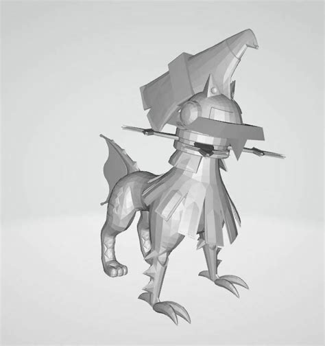 Stl File Type Null Pokemon Lowpoly 🐉・model To Download And 3d Print・cults