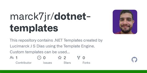 GitHub Marck Jr Dotnet Templates This Repository Contains NET Templates Created By Lucimarck