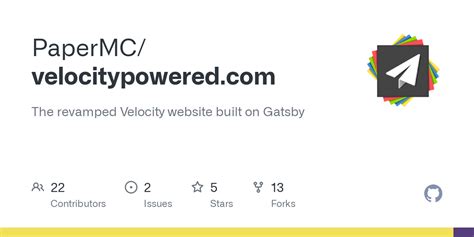 github papermc the revamped velocity website