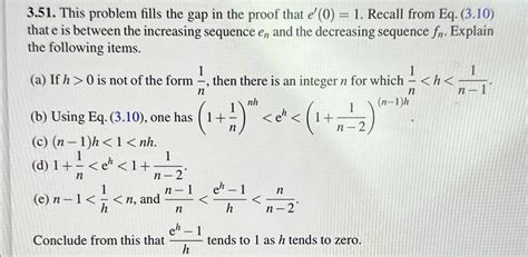 solved 3 51 ﻿this problem fills the gap in the proof that