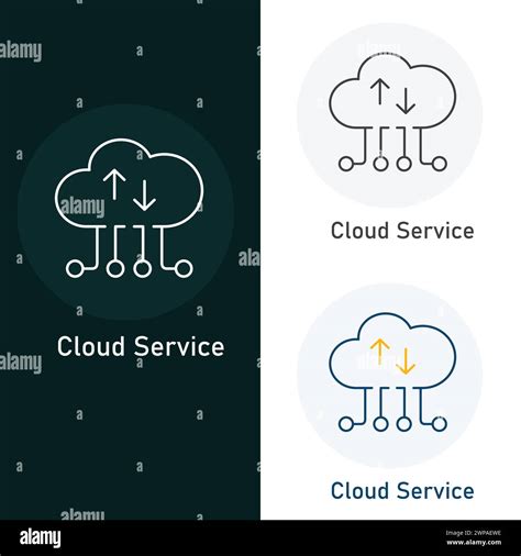 Cloud Service Vector Illustration Icon Design Stock Vector Image And Art Alamy