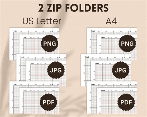 14 Count Graph Paper For Cross Stitch Printable Cross Stitch Grid For
