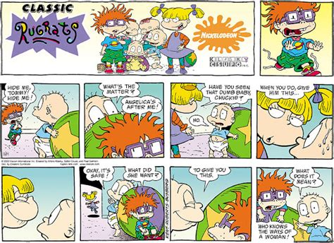 Nickalive Classic Rugrats Comic Strip For November Nickelodeon