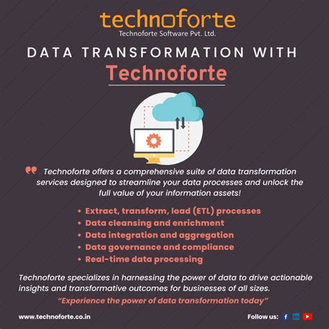 Data Transformation With Technoforte Technoforte Software Pvt Ltd Posted On The Topic Linkedin