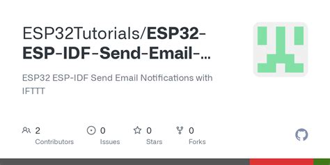 releases · esp32tutorials esp32 esp idf send email notifications ifttt