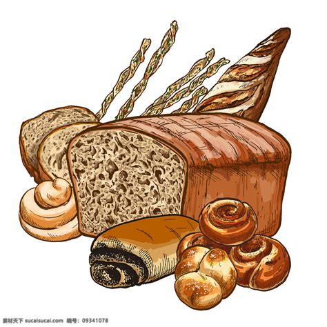 面包面食素材图片下载 素材编号09341078 素材天下图库