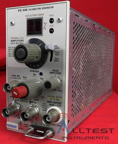 Pg506 Tektronix Alltest Instruments