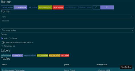 spectre css solarized dark theme codesandbox
