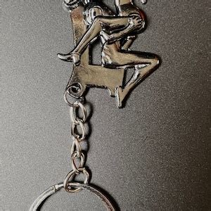 Risque Man Woman Moveable Sex Position Keychain Key Ring Pcs Set Etsy