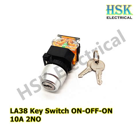 22mm La38 Series Pushbutton Pushlock Selector Switch Key Switch