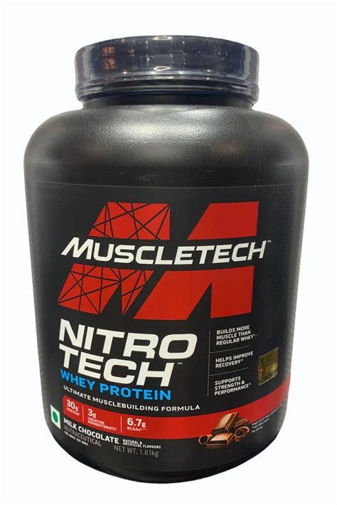 Chocolate Muscletech Whey Nitro Tech Protein 181 Kg At Rs 5050 In