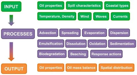 Schematic Layout Of Oil Spill Models Download Scientific Diagram