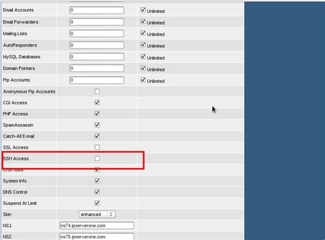 جی بلاگ اعطای دسترسی Ssh به حساب کاربری در دایرکت ادمین