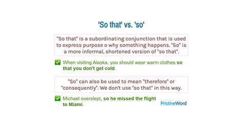 So That Vs So Whats The Difference