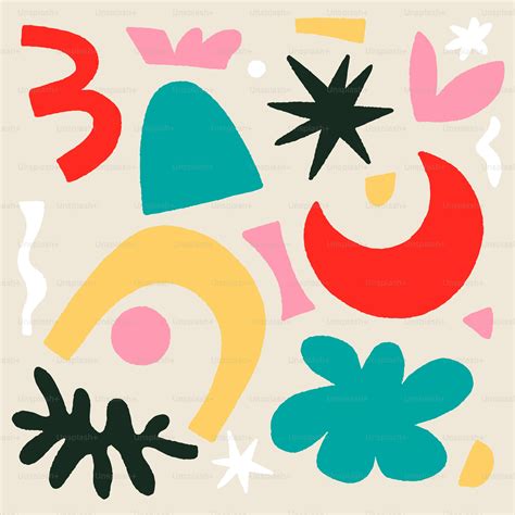 다양한 모양의 사각형 그림 벡터 Unsplash의 그림 이미지