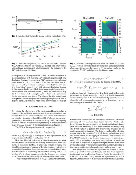 Unsupervised Learning Of Deep Features For Music Segmentation Deepai