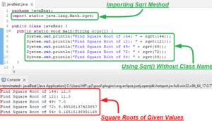 How To Import Math In Java