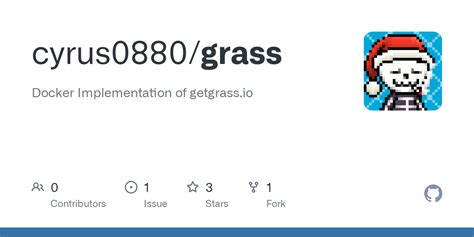 github cyrus0880 grass docker implementation of