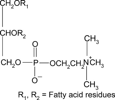 Chemical Structure Of Lecithin Download Scientific Diagram