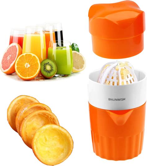 Amazon.com: Drizom Citrus Lemon Orange Juicer Manual Hand Squeezer with Built-in Measuring Cup ...