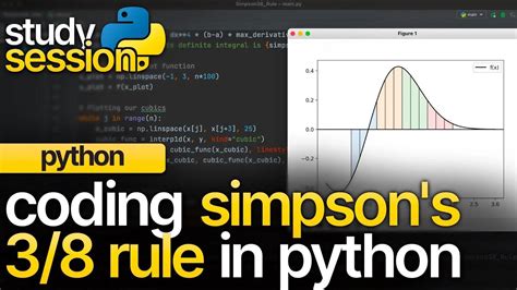 simpson s 3 8 rule in python