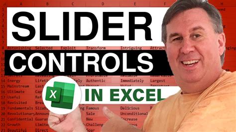 Excel Mastering Excel Scrollbars Add ActiveX Controls Change Numbers Graphically Episode