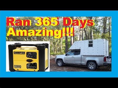 Champion Watt Inverter Generator Day Review YouTube