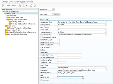 Adding Alternative Permitted Payee Custom Entity T Sap Community