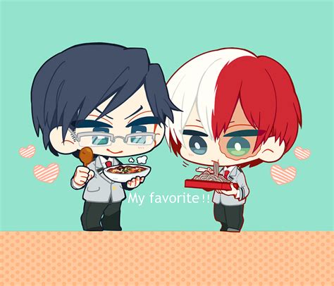Boku No Hero Academia Tenya Iida Shouto Todoroki Parejas Anime