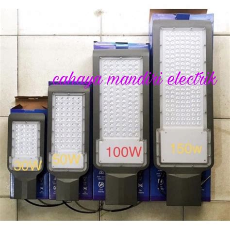 Jual Lampu Jalan LED 300 Watt PJU Slim LED 300w Lampu Penerangan Jalan Smb 30w Shopee Indonesia