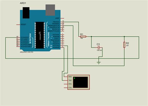 measuring capacitance with arduino in proteus